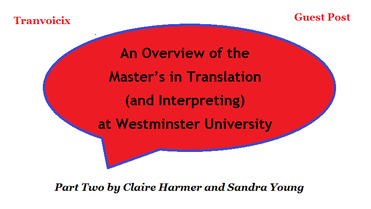 An Overview of the Master’s in Translation (and Interpreting) at ...